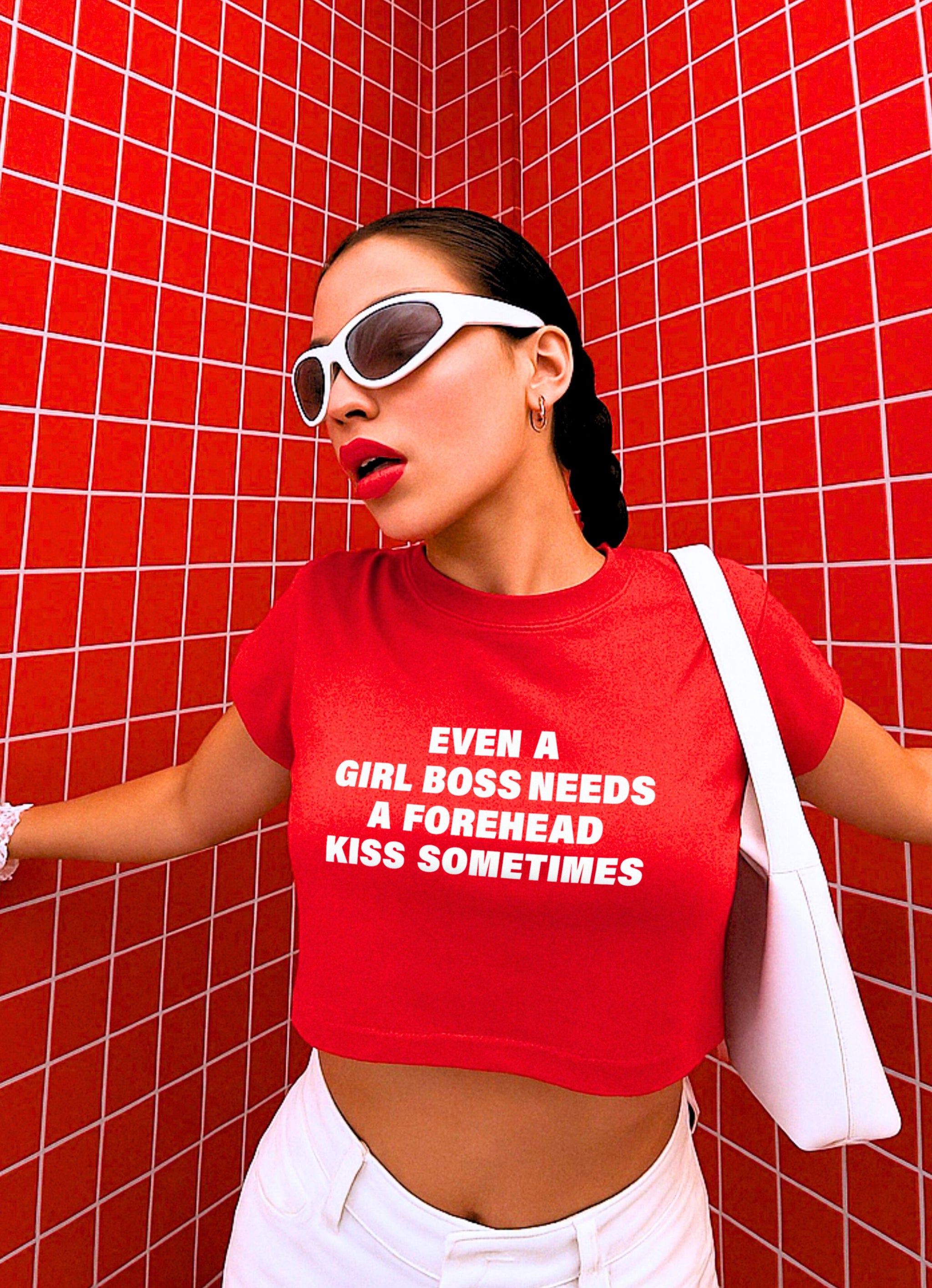 Even A Girl Boss Crop Top